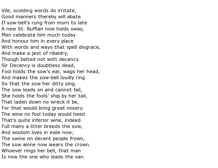 Sebastian Brant | Poems Now