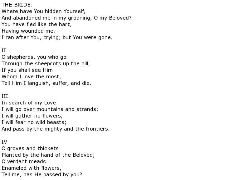 St John of the Cross | Poems Now