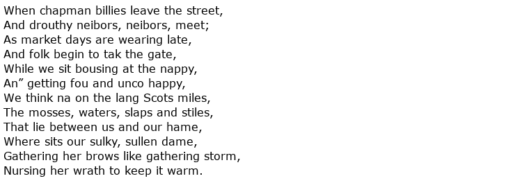 Robert Burns | Poems Now