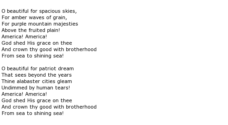 Katharine Lee Bates | Poems Now